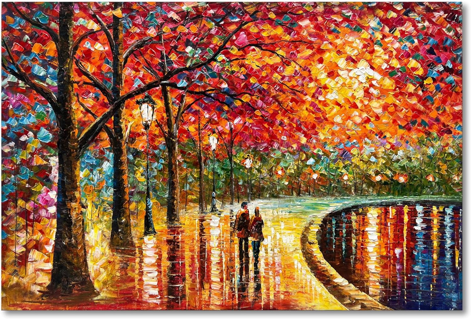 Adult Diamond Painting Set - 5D Diamond Art Set "Romantic Abstract ...