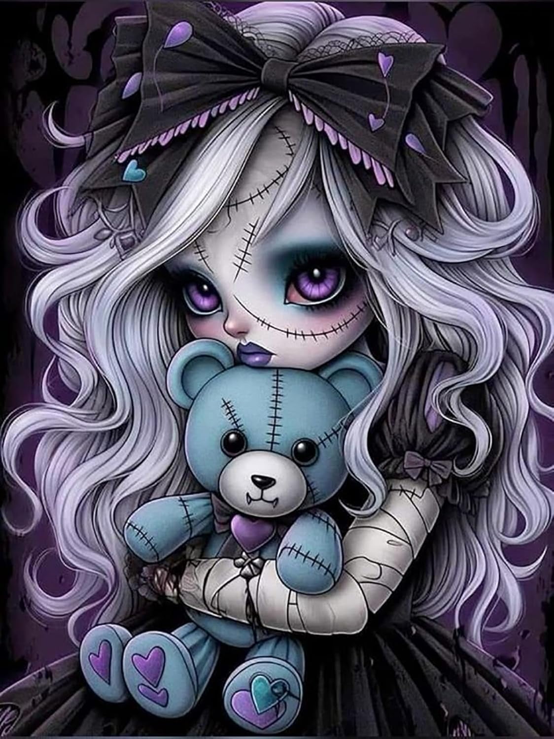 Adult Diamond Painting Set, Flower 5D Diamond Art Set for Beginners DIY ...