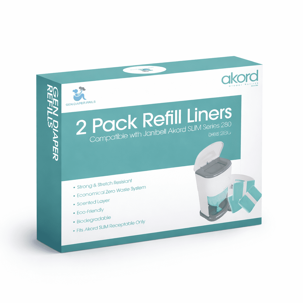 Adult Diaper Pail Liner Refills, 2 Pack – Compatible with Janibell ...