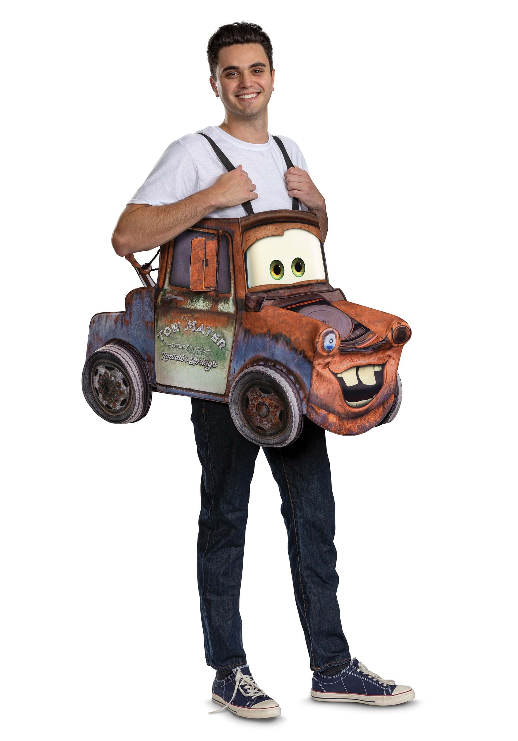 Adult Disney Cars Deluxe 3D Mater Costume - Walmart.com