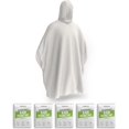 Adult Disposable Rain Ponchos (5 Pack) - Walmart.com