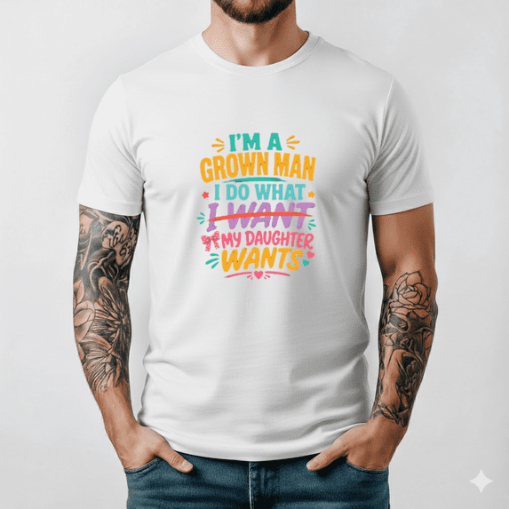 Adult Does What Child Wants Funny Parent Quote Graphic Tee Shirt Top ...