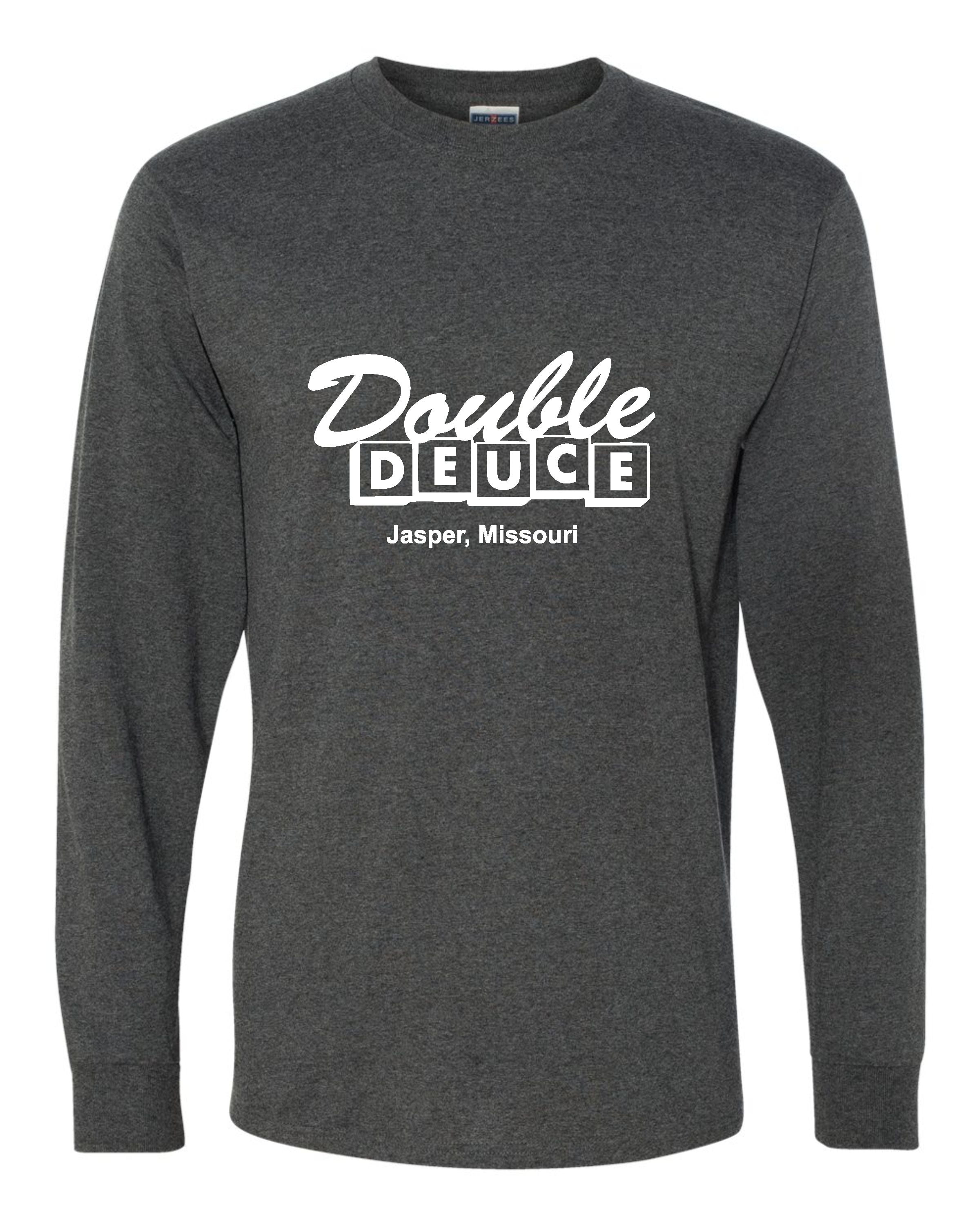Adult Double Deuce Jasper Missouri Long Sleeve T-Shirt - Walmart ...