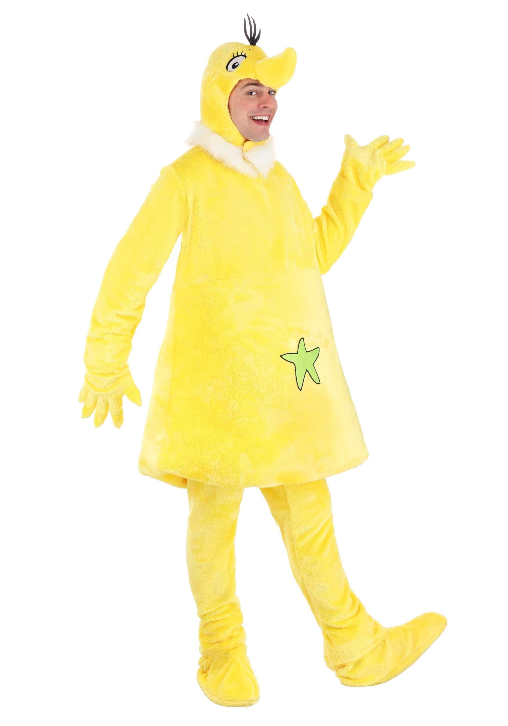 Adult Dr. Seuss Star Bellied Sneetch Costume - Walmart.com