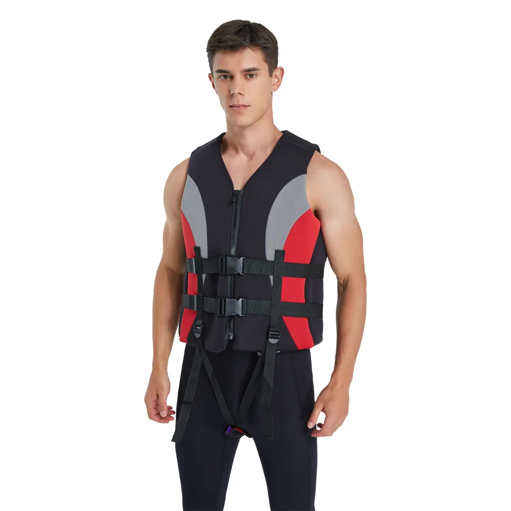 Adult EPE Life Jacket Swimming Water Sports Equipment Buoyancy Vest ...