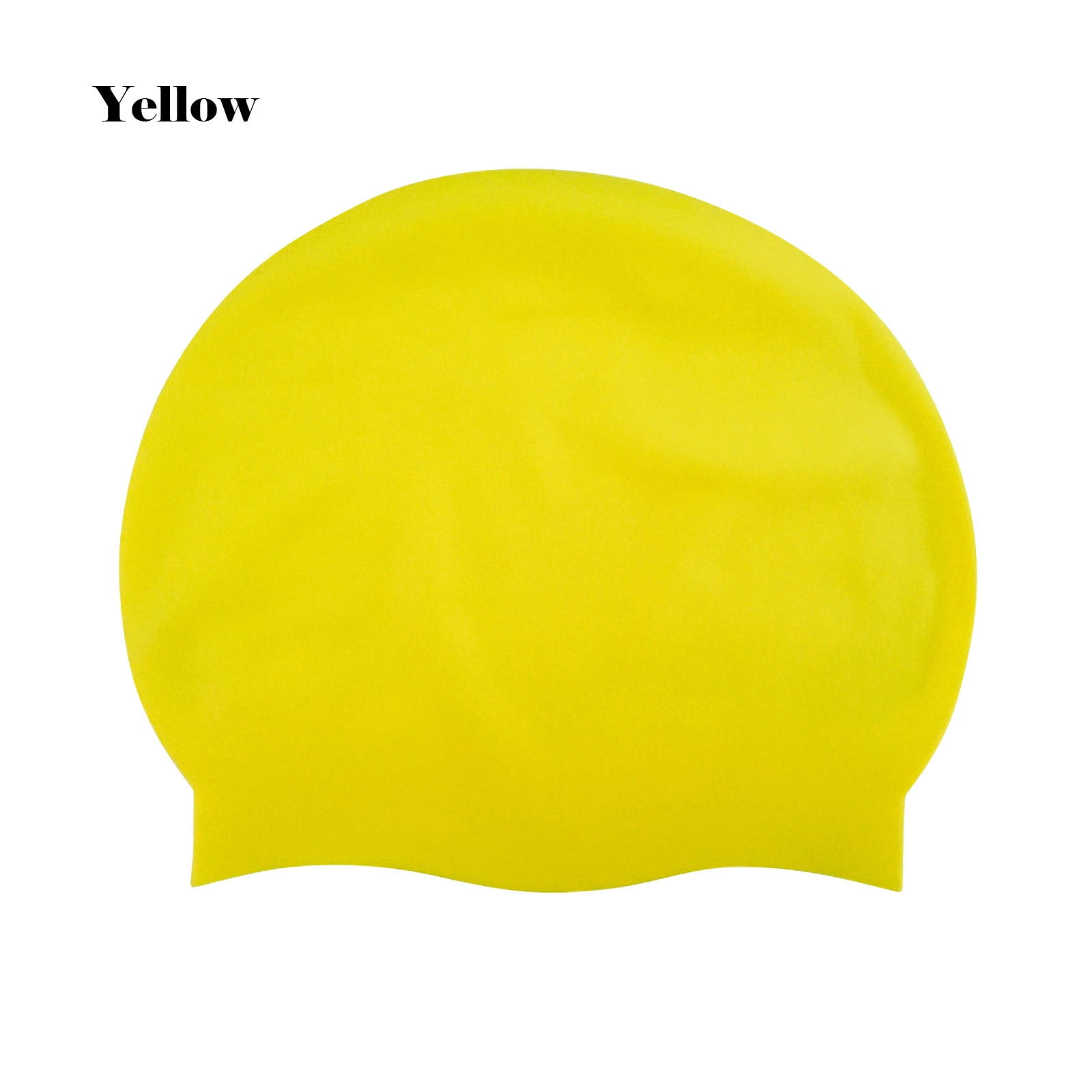 Adult Ear Protection Swimming Cap with Ear Pockets, Waterproof Non-Slip ...