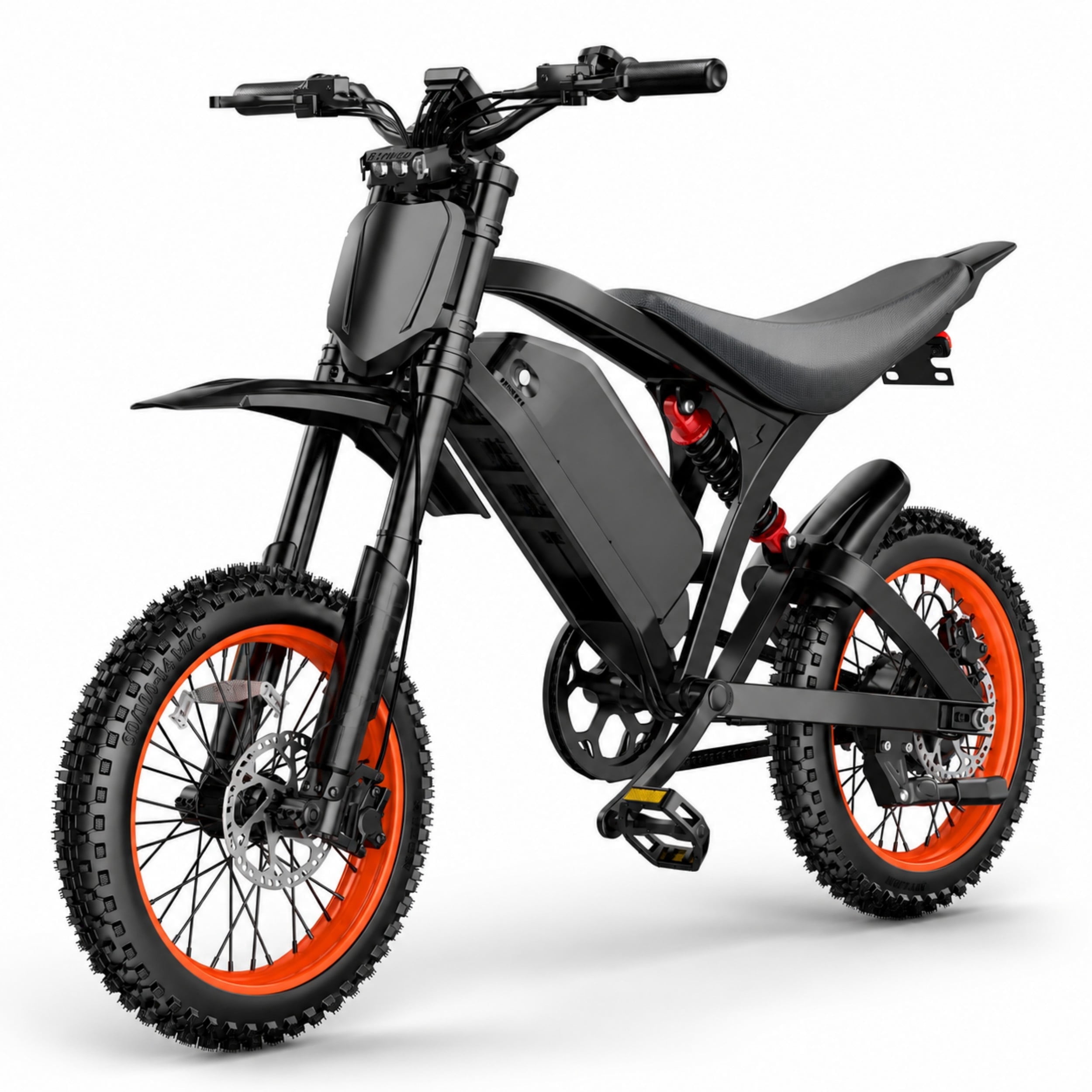 Adult Electric Dirt Bike, 31MPH Fat Tire Electric Mountain Bike, 1000W ...
