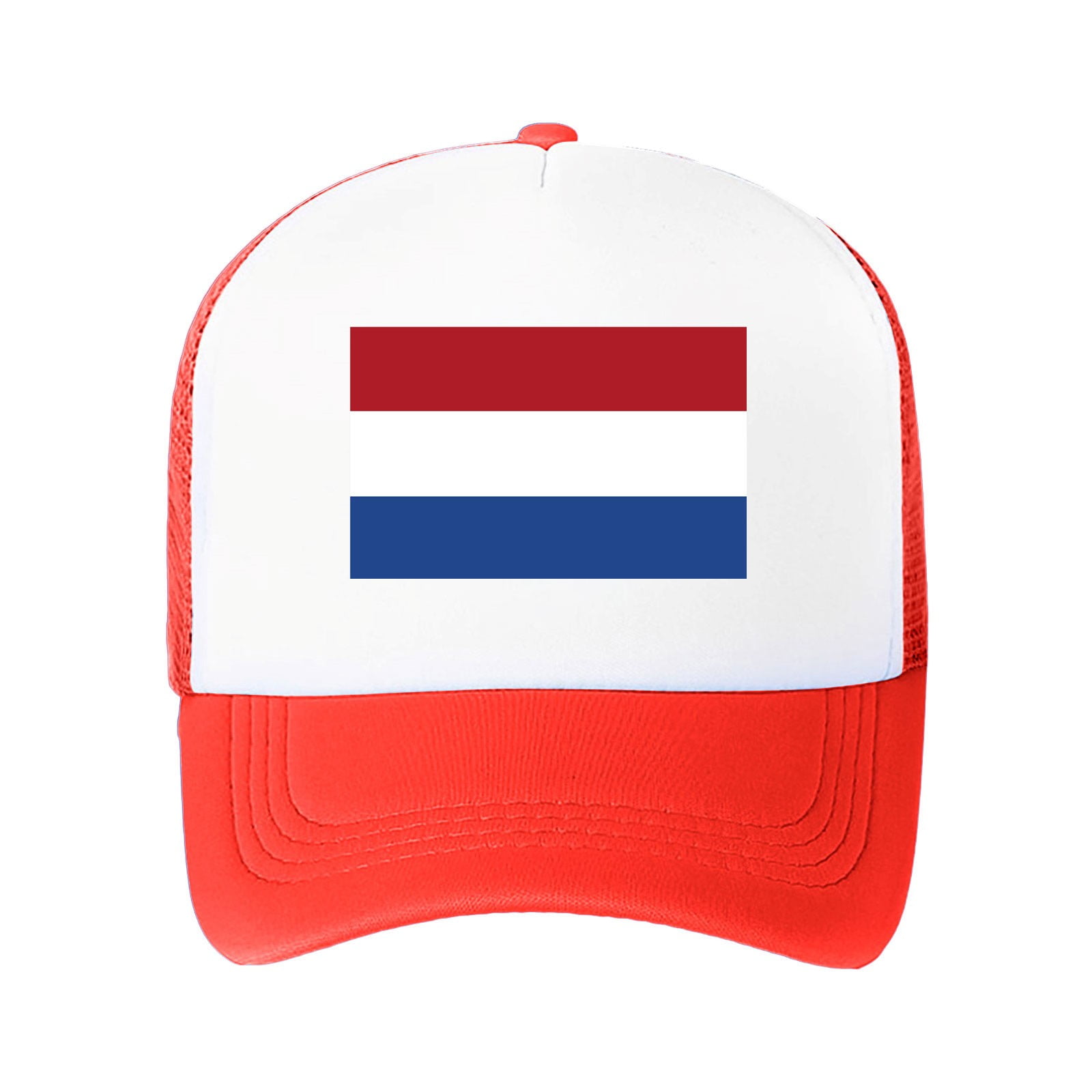 Adult Fashion Flag Print Sponge Mesh Cap Baseball Cap Truck Cap ...