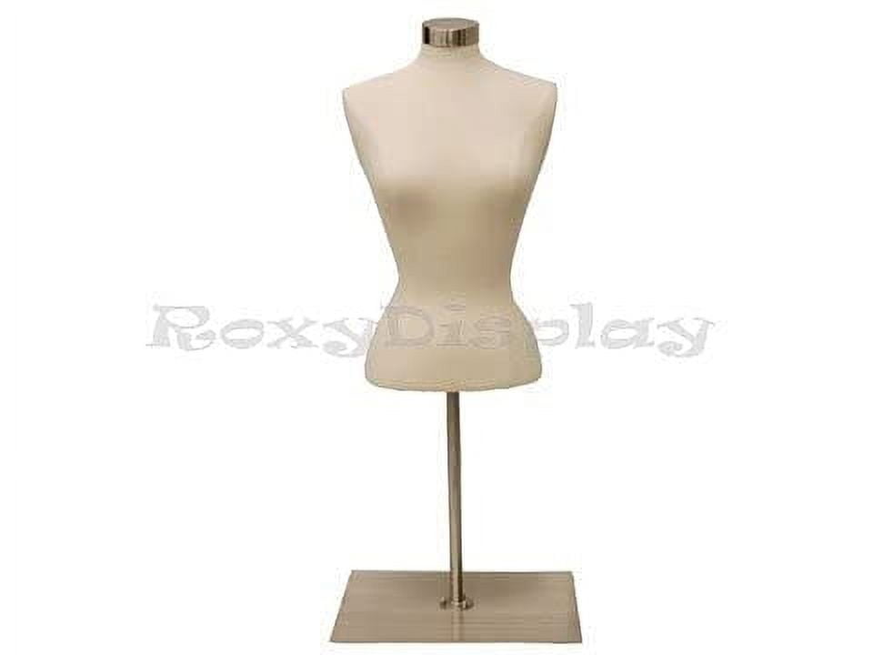 Adult Female Dress Form Mannequin Torso Body Form with Rectangular ...