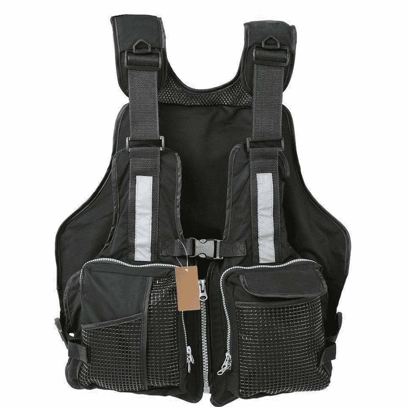 Adult Fishing Life Jacket Kayak Life Vest Sailing Swimming Buoyancy Aid ...