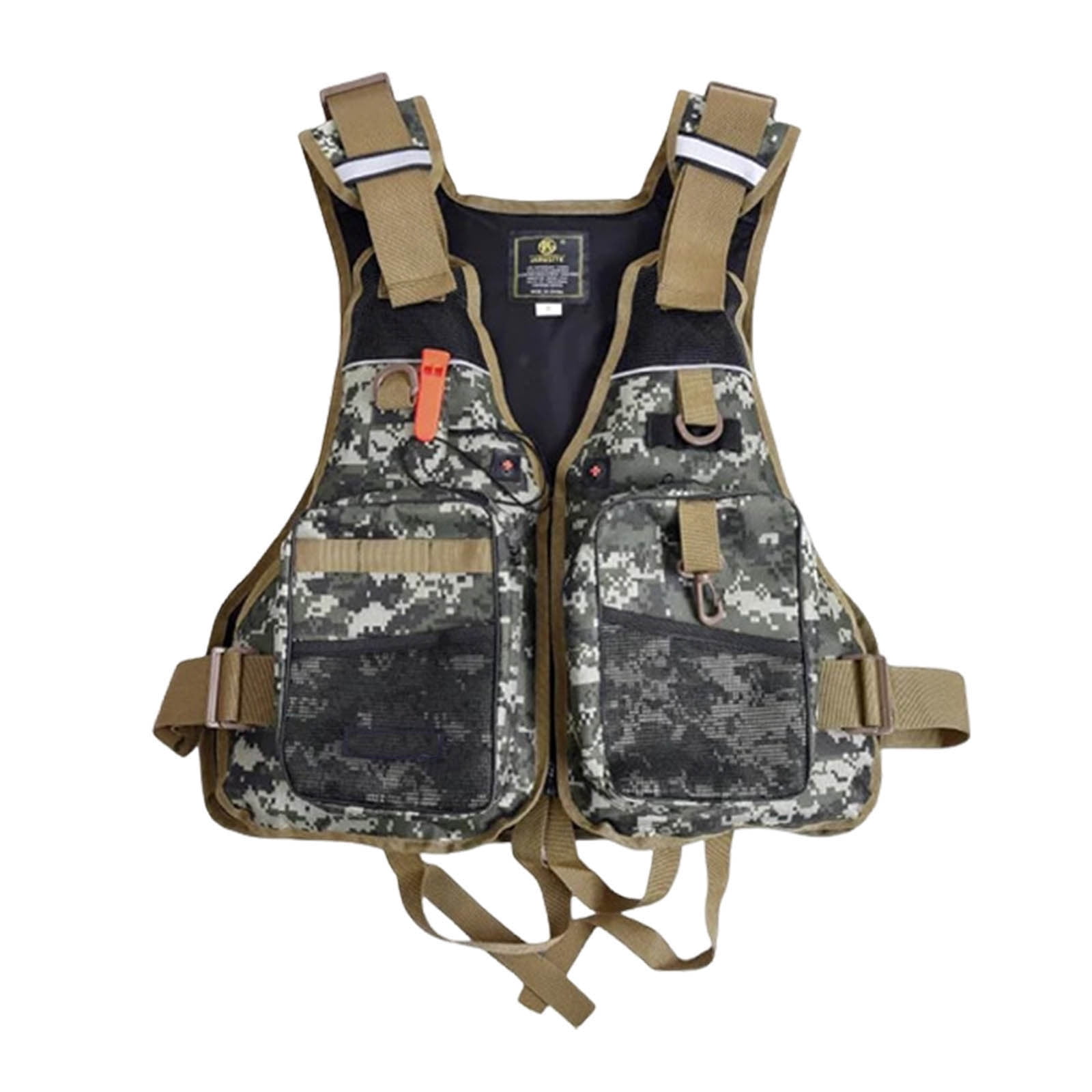 Adult Fishing Life Jacket Vest - Comfortable Adjustable for Kayaking ...