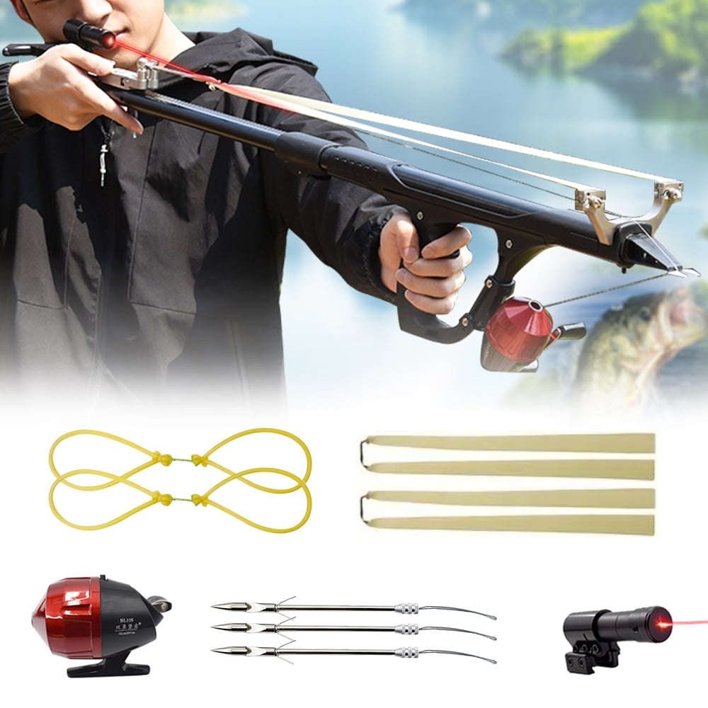 Adult Fishing Slingshot Hunting with High-precision Telescopic Rod ...