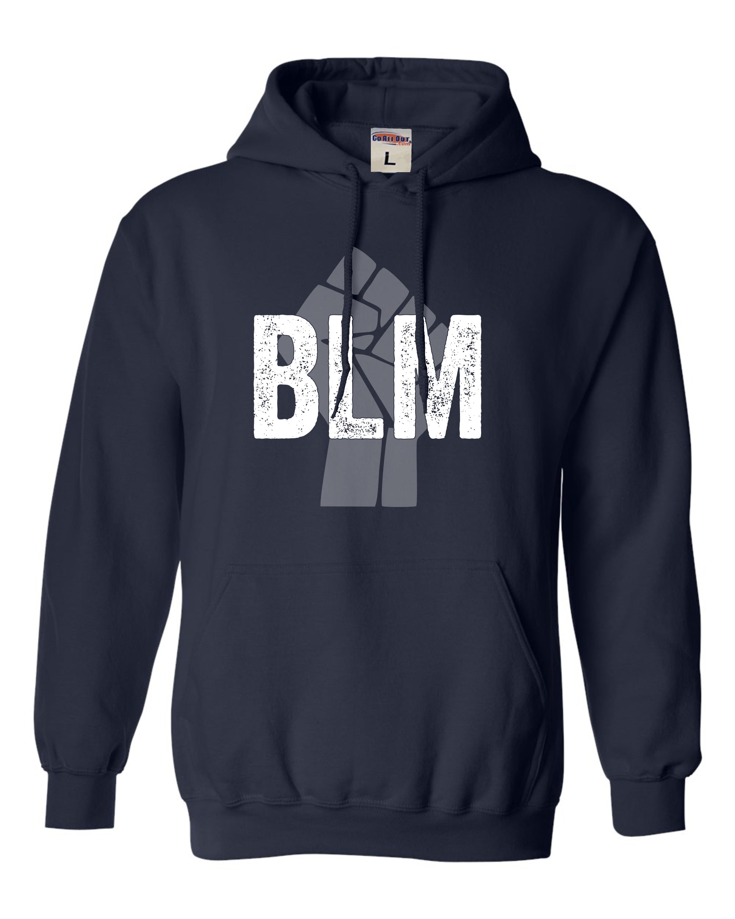 Adult Fist BLM Black Lives Matter Sweatshirt Hoodie - Walmart.com