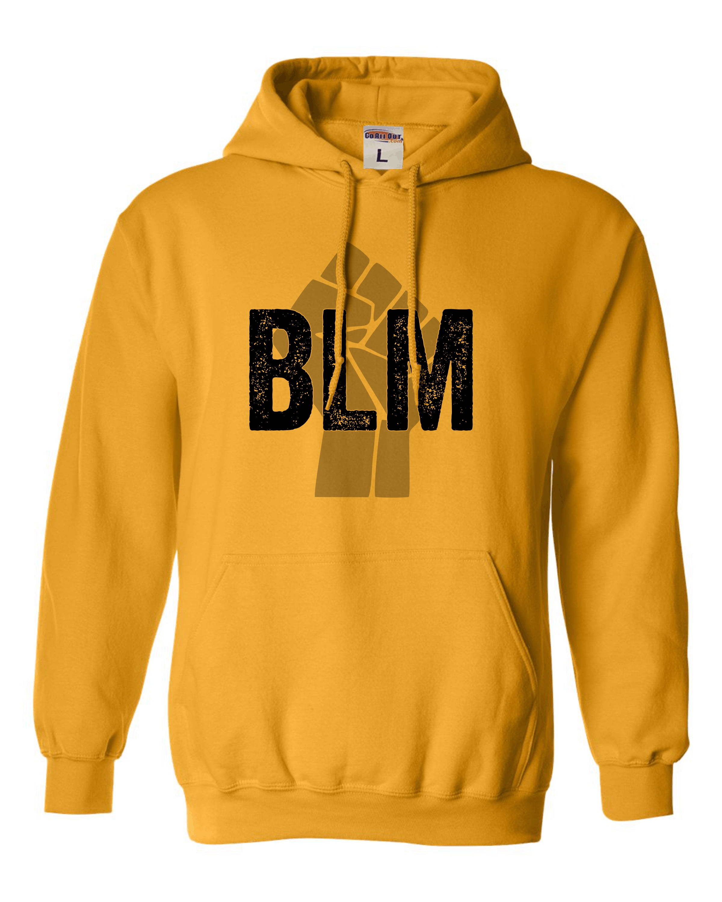 Adult Fist BLM Black Lives Matter Sweatshirt Hoodie - Walmart.com
