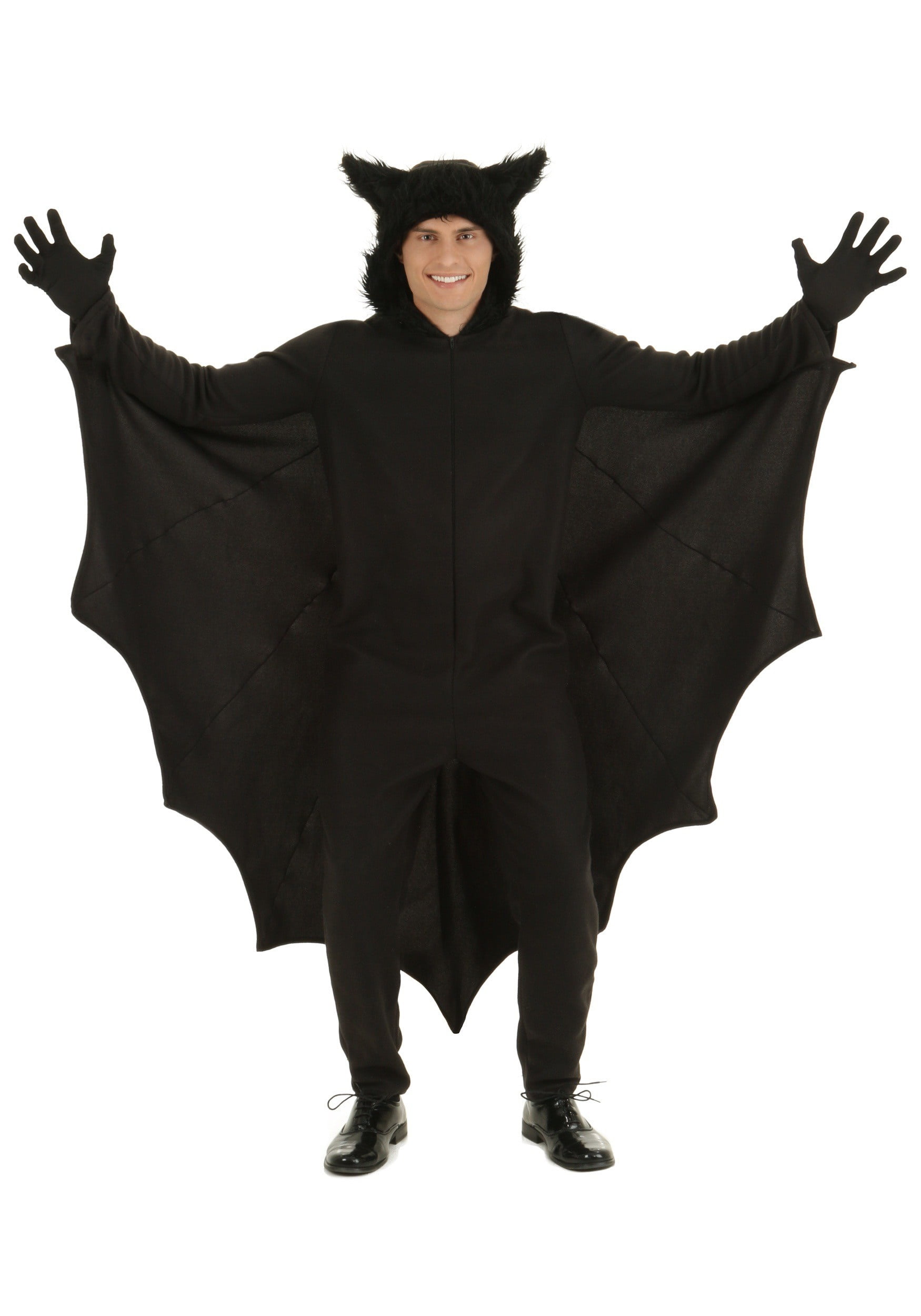 Adult Fleece Bat Costume - Walmart.com
