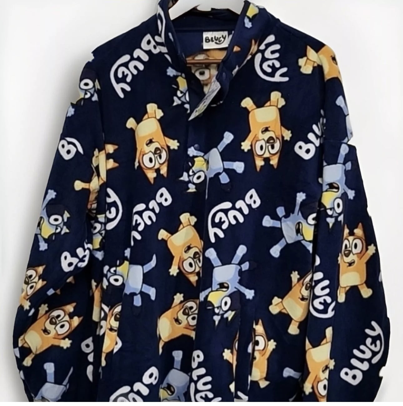 Adult Fleece Bluey Pull-Over Size Medium - Walmart.com