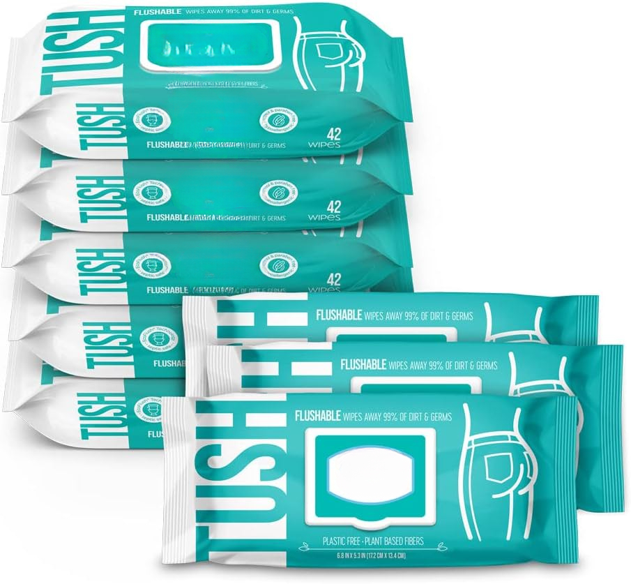Adult Flushable Wipes | Personal Cleansing Wipes Made from Plant Fiber ...