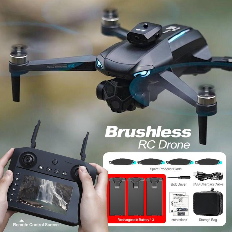 Adult Foldable Drone with Camera, 4K, Brushless Motor, Ultra HD Drone ...