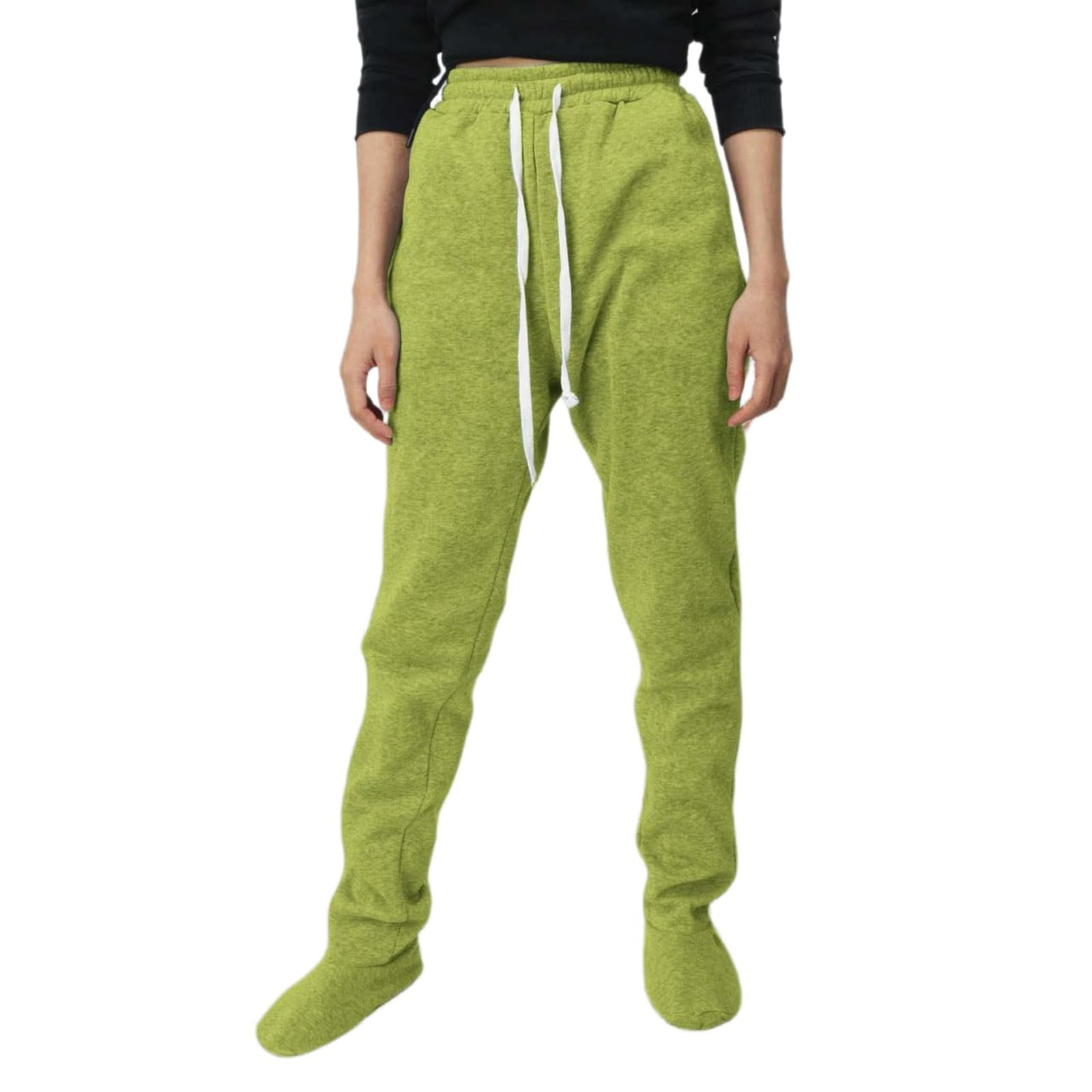 Adult Footed Sweatpants,Extremely Soft and Warm Footing Pajama Pants ...