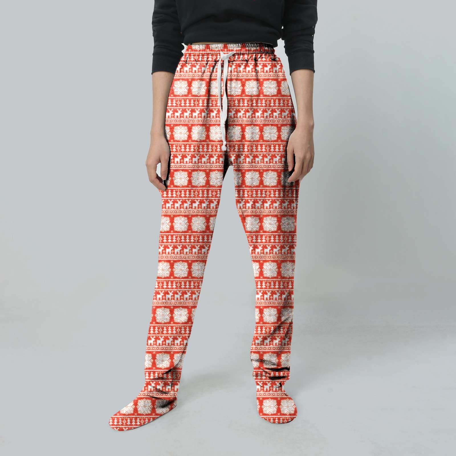 Adult Footed Sweatpants,Extremely Soft and Warm Footing Pajama Pants ...