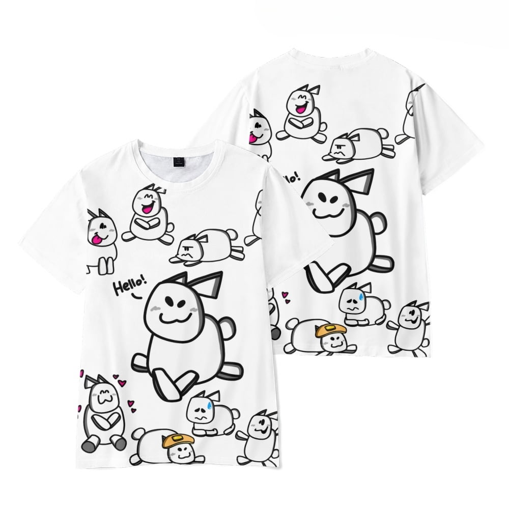 Adult Forsaken Gubby T-Shirt Men Funny Cute Rabbit Gubby 3D Figure ...