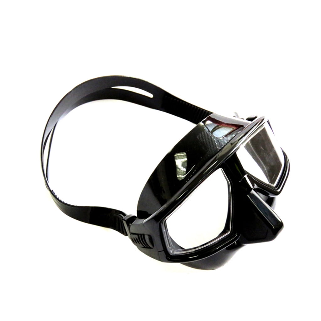 Adult Free Diving Scuba Mask Glasses Adjustable Free Diving Anti-fog ...