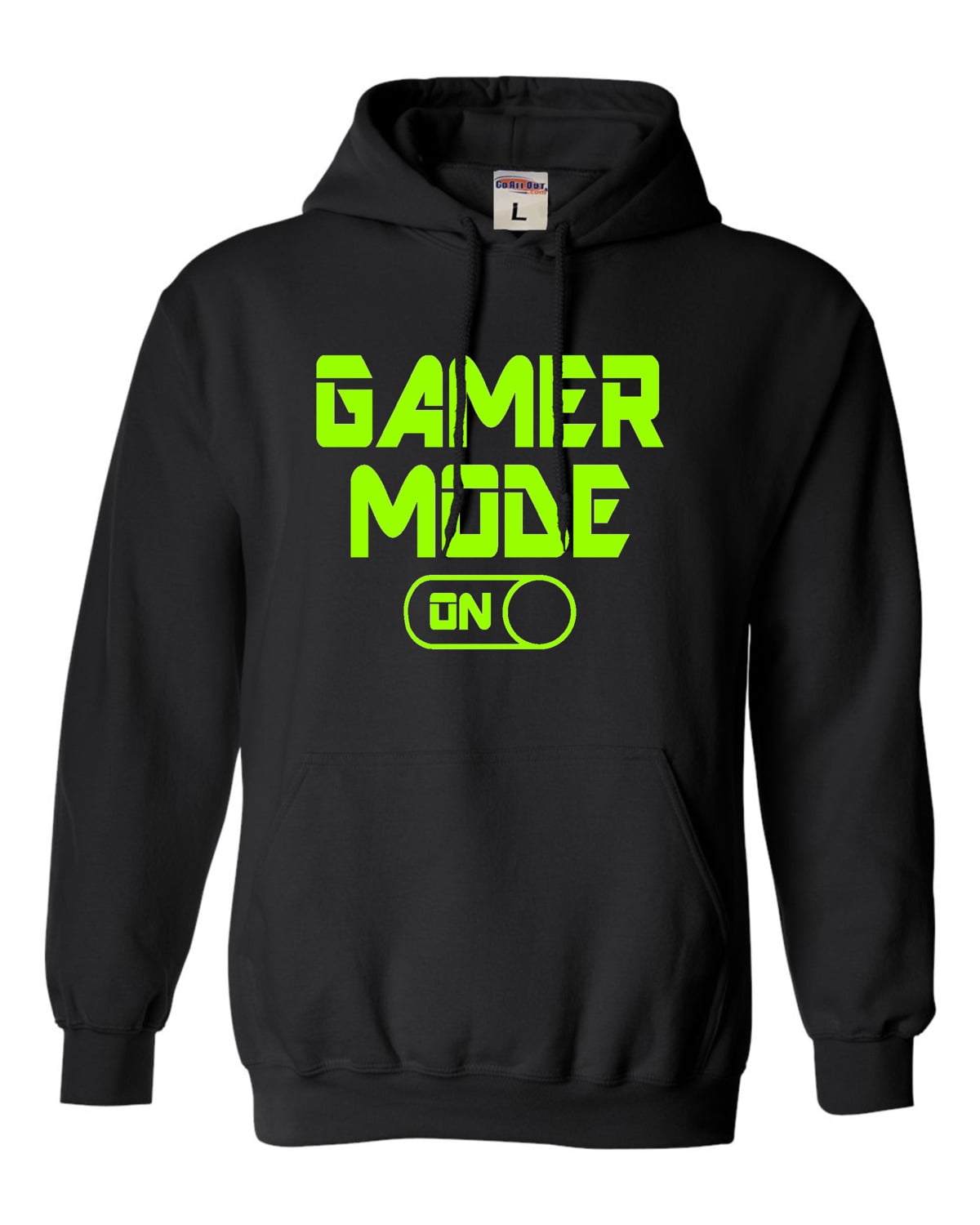 Adult Gamer Mode On Funny Gaming Sweatshirt Hoodie - Walmart.com