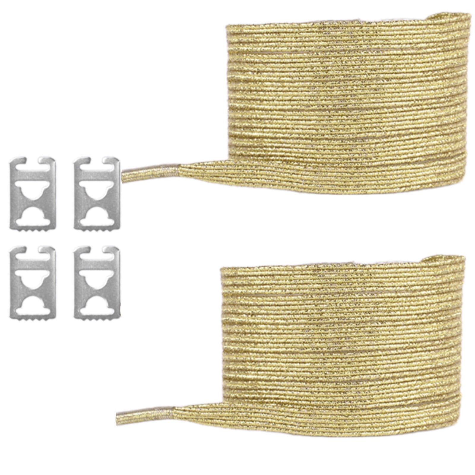 Adult Glittering Metallic Not Tie Shoelaces for Easy Wear Sneakers ...