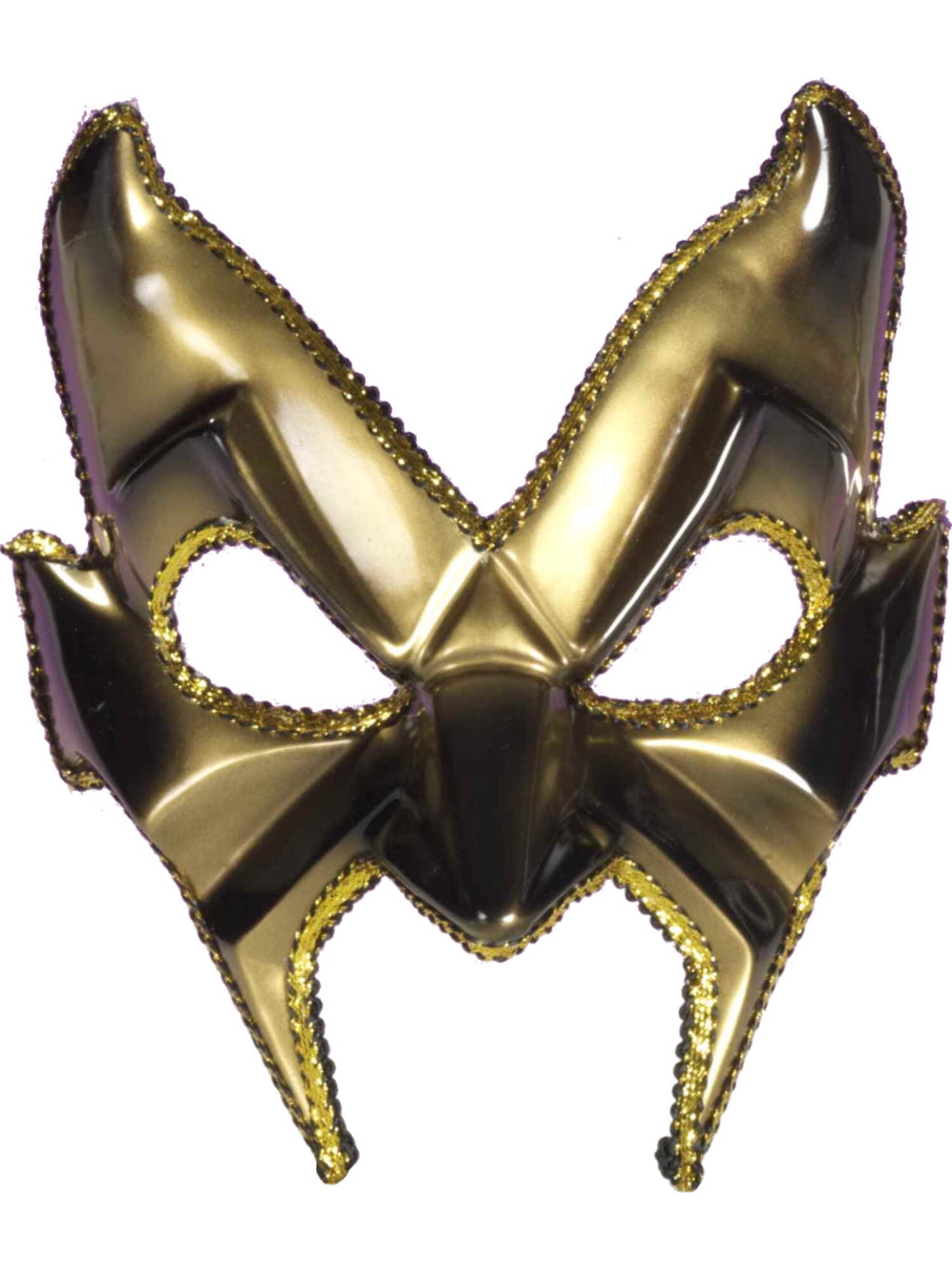 Adult Gold Demon Devil Costume Half Mask - Walmart.com
