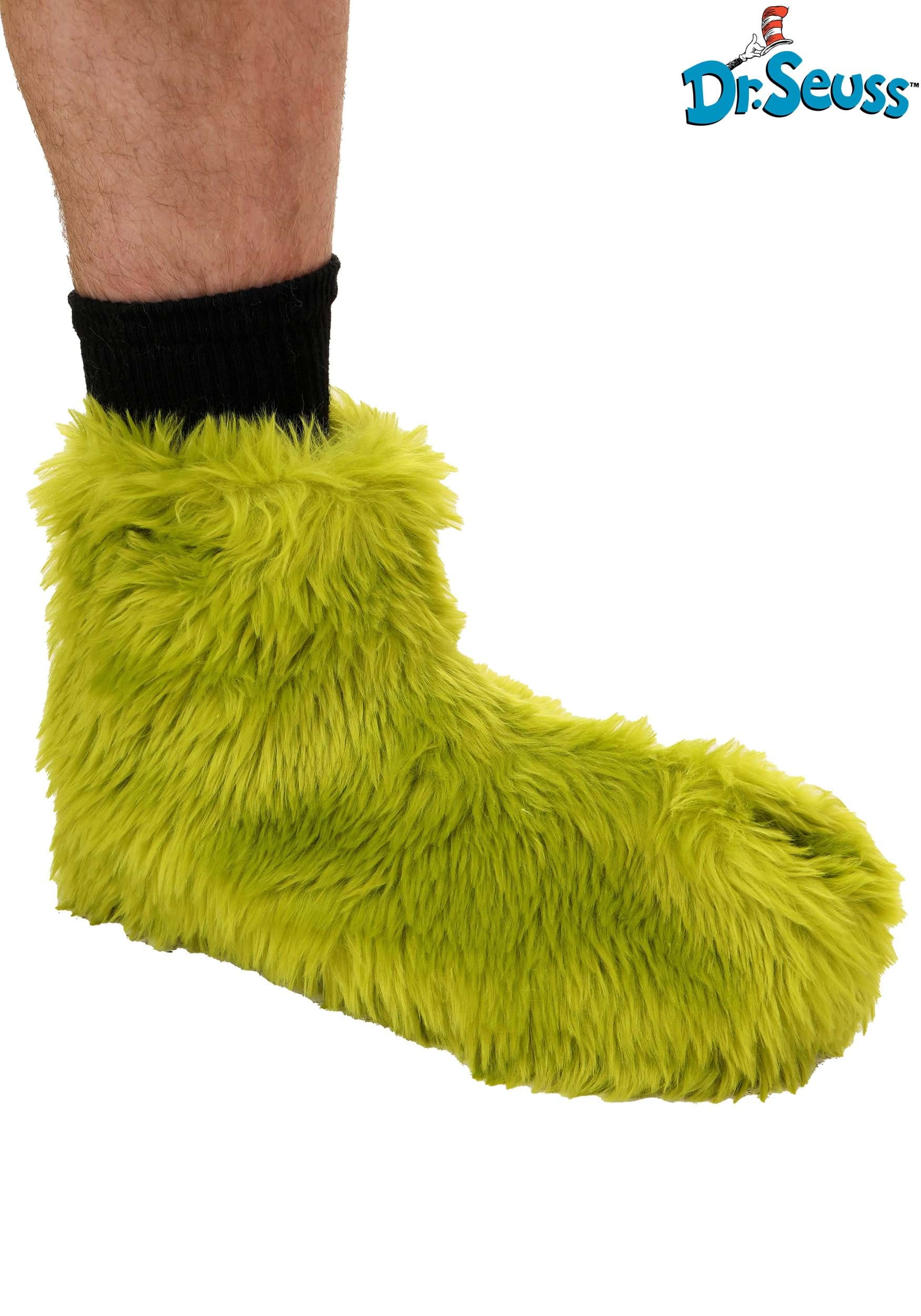 Grinch Adult Feet Christmas Costume Accessory - Walmart.com