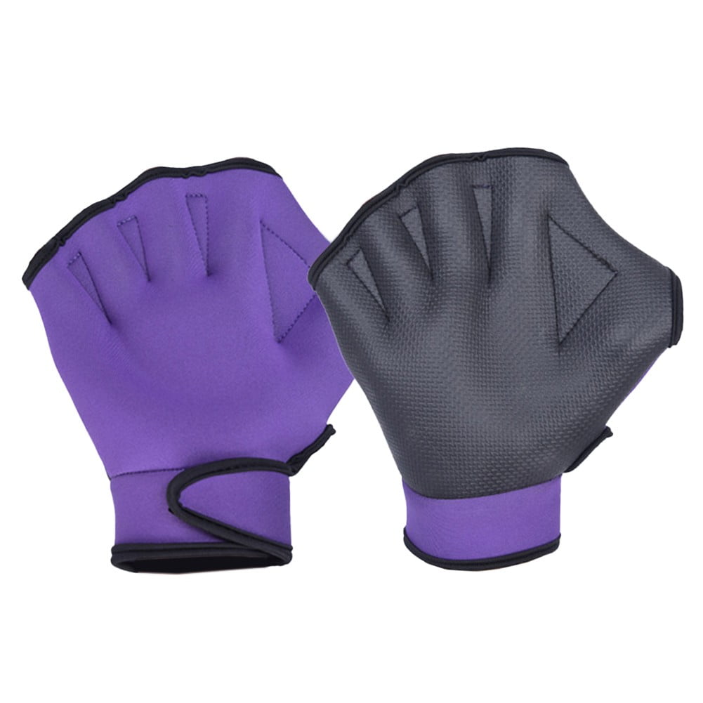 Adult Hand Fins Swimming Diving Gloves Aquatic Training For Surfing ...