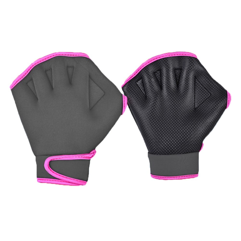 Adult Hand Fins Swimming Diving Gloves Aquatic Training For Surfing ...