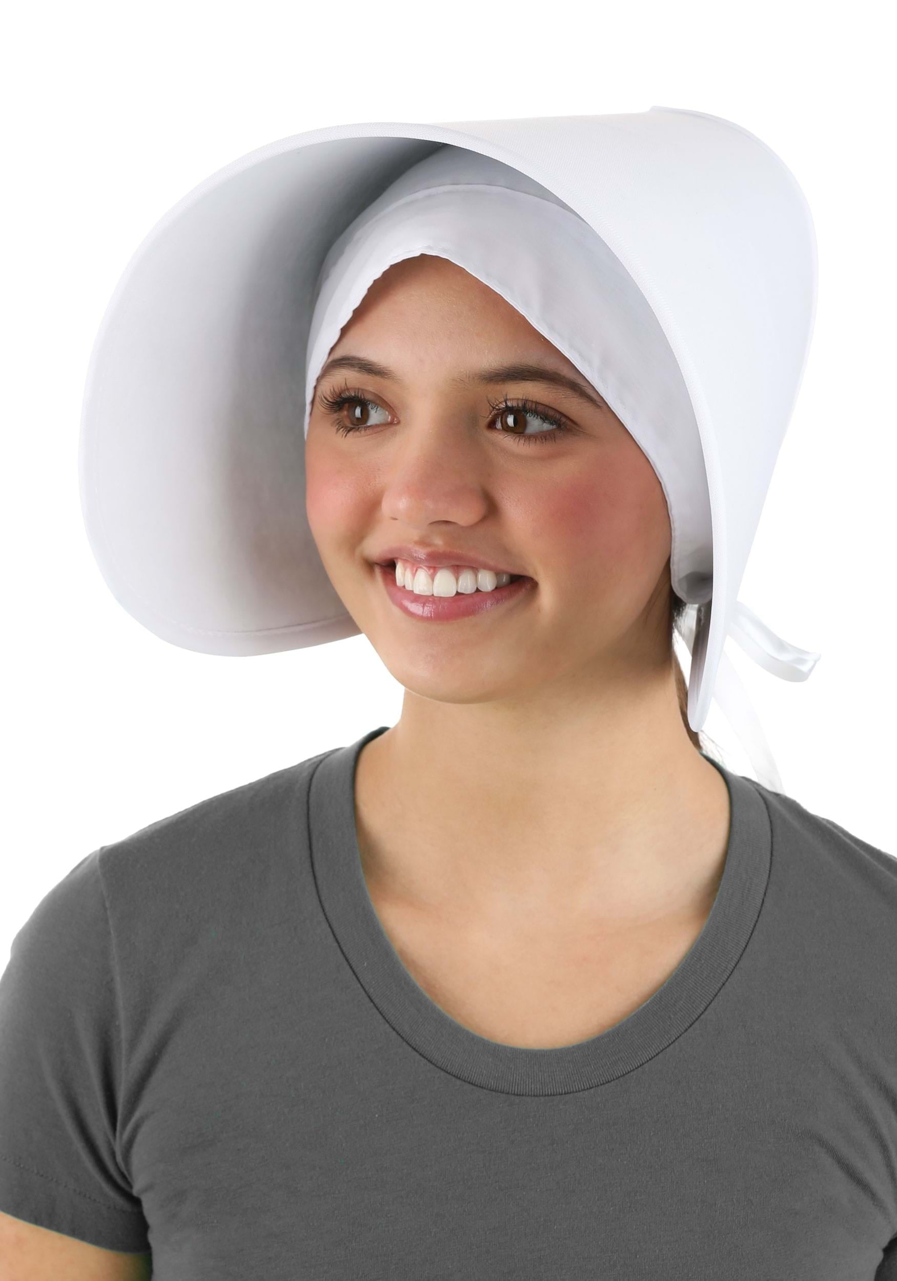 Adult Handmaid's Tale Costume White Hat - Walmart.com