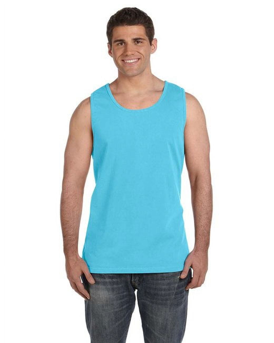 Adult Heavyweight Tank - LAGOON BLUE - M - Walmart.com