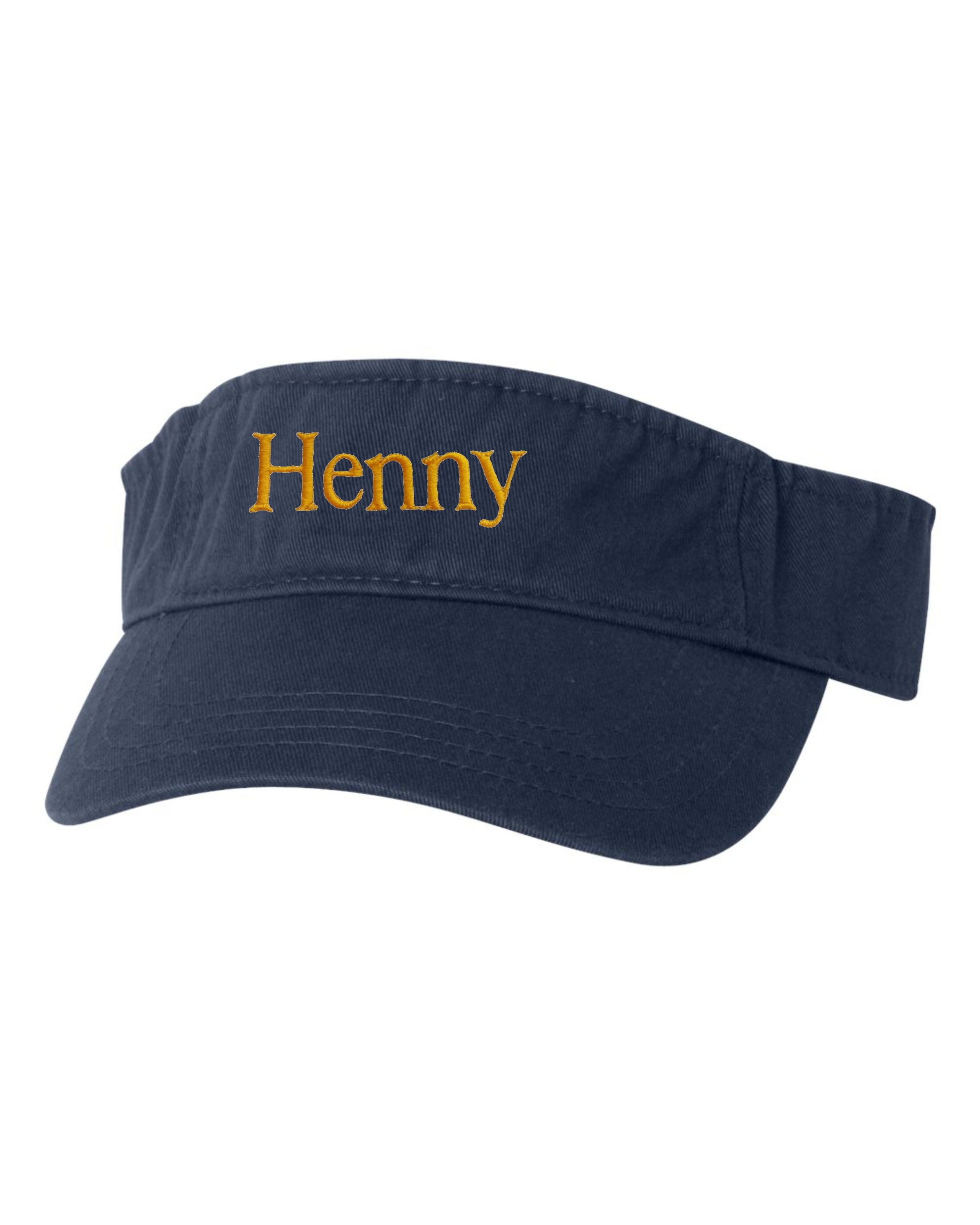 Adult Henny Embroidered Visor Dad Hat - Walmart.com