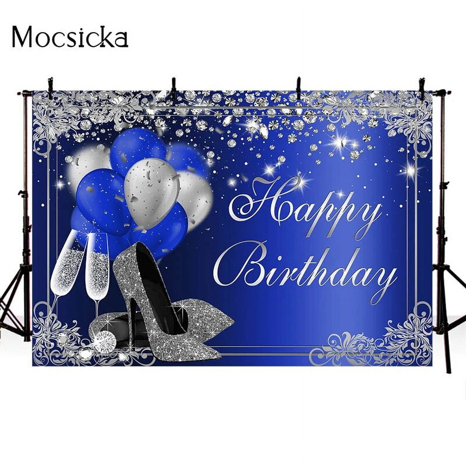 Adult High Heels Themed Birthday Party Backdrop Woman Happy Birthday ...