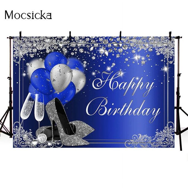Adult High Heels Themed Birthday Party Backdrop Woman Happy Birthday Cake Smash Background ...