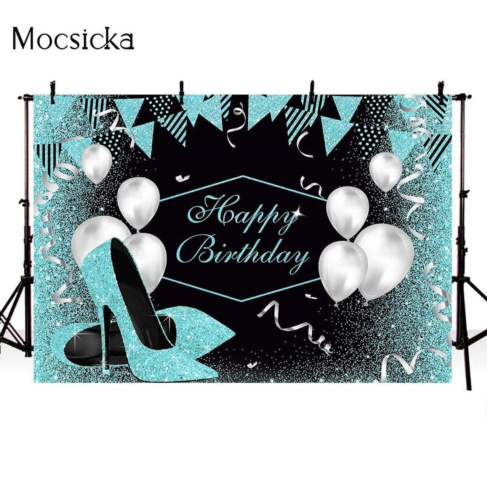 Adult High Heels Themed Birthday Party Backdrop Woman Happy Birthday ...
