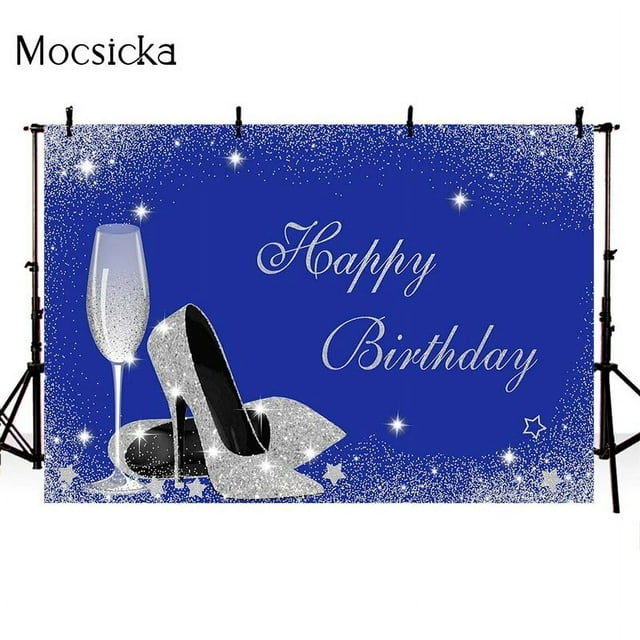 Adult High Heels Themed Birthday Party Backdrop Woman Happy Birthday Cake Smash Background ...