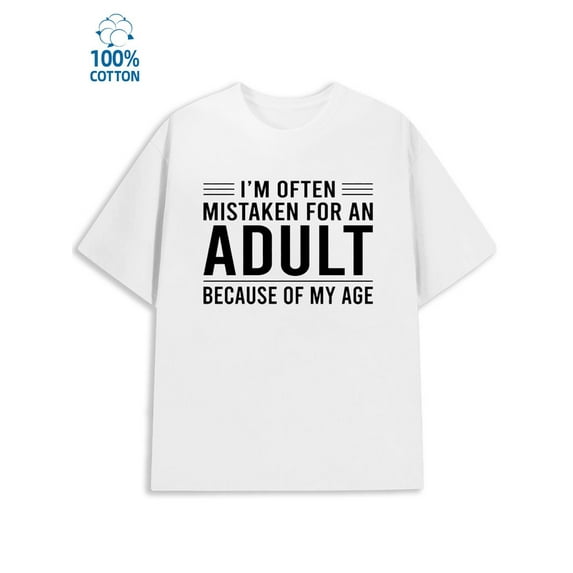 Adult Humor Tee for men funny humor 180G 100% Cotton white wife husband ...