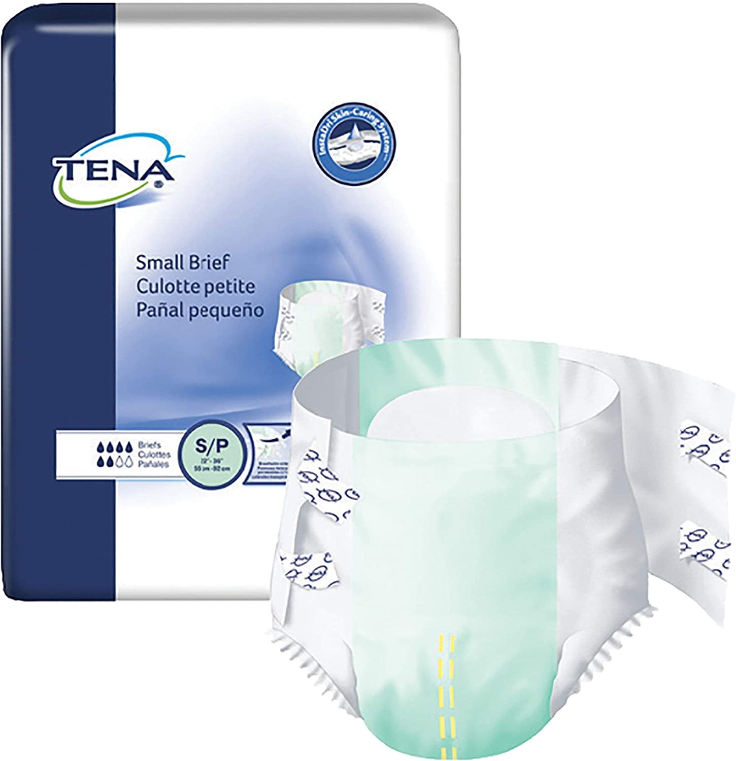 TENA Ultra Unisex Tab Closure Disposable Incontinence Briefs, Moderate ...