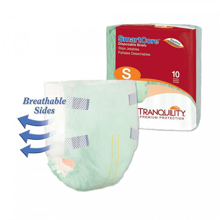 Adult Incontinent Brief Tranquility SmartCore Tab Closure Small ...