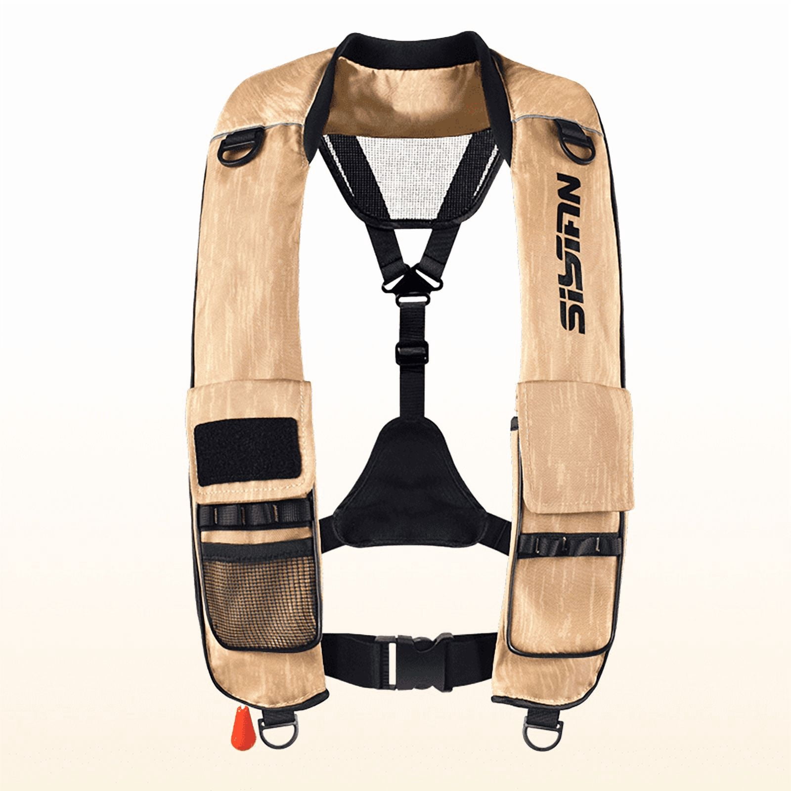 Adult Inflatable Life Jacket for Water Sports and Boating, Portable ...