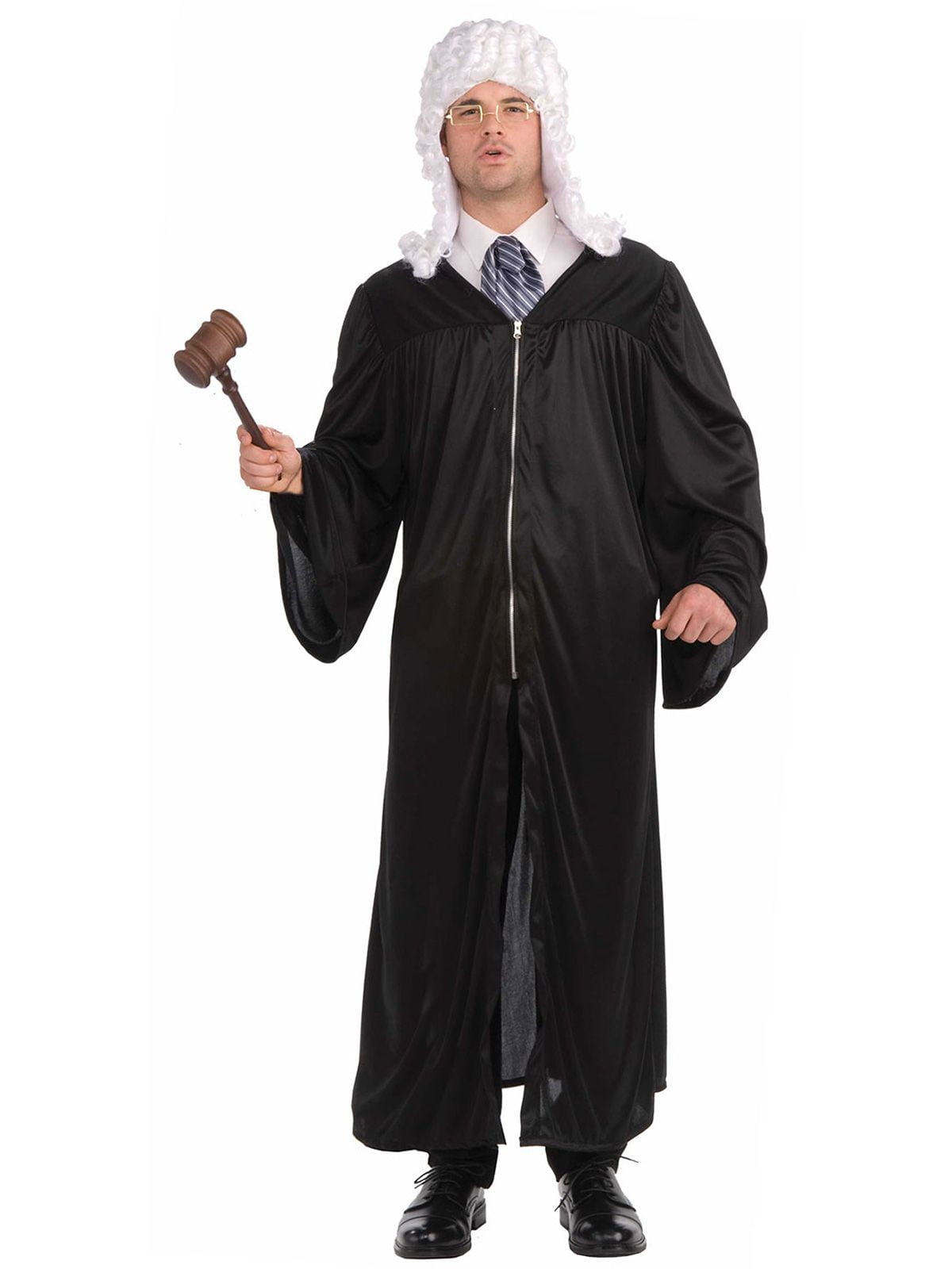 Forum Novelties Judge Robe Costume Black Adult Standard Unisex ...