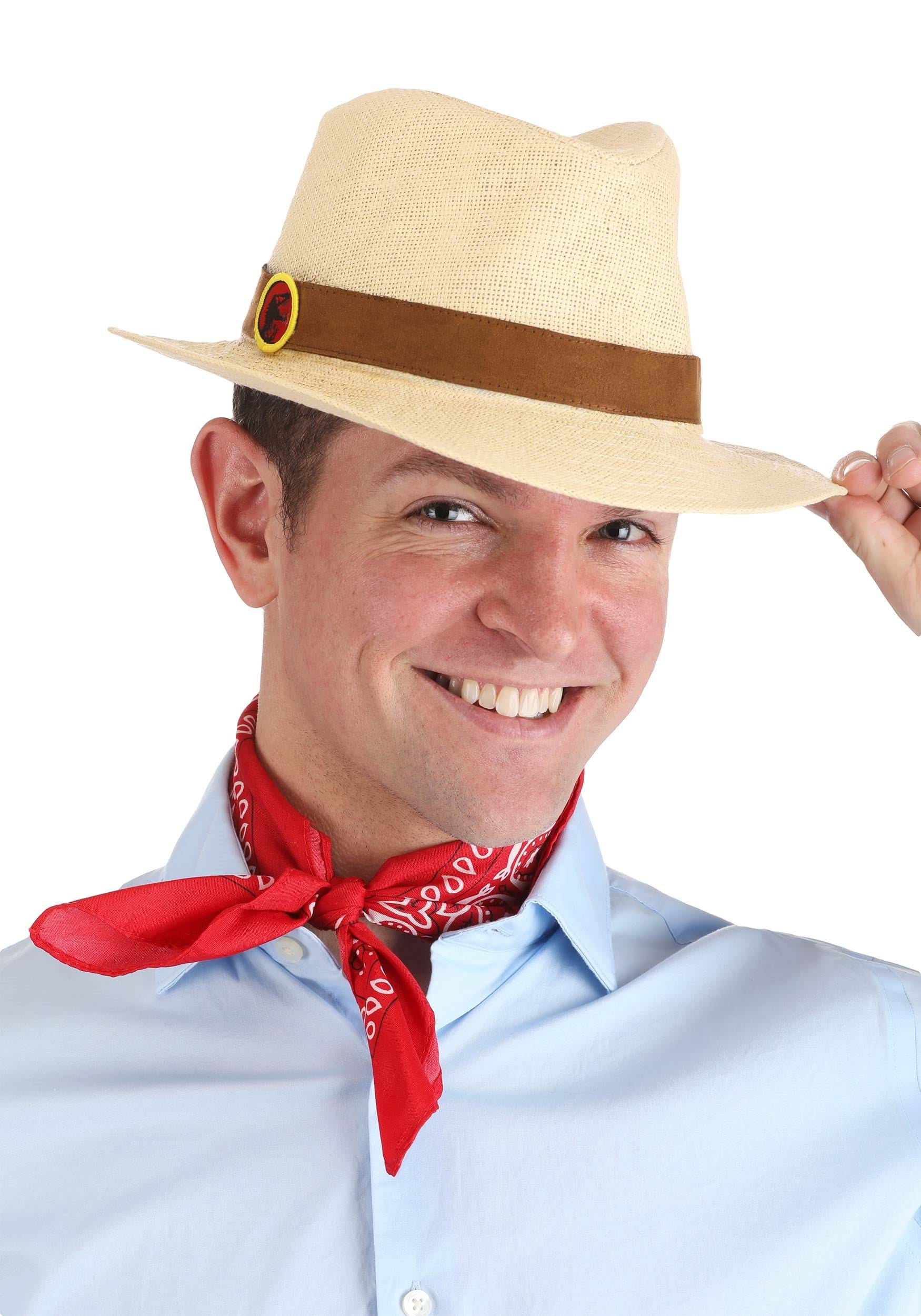 Adult Jurassic Park Alan Costume Hat & Scarf - Walmart.com