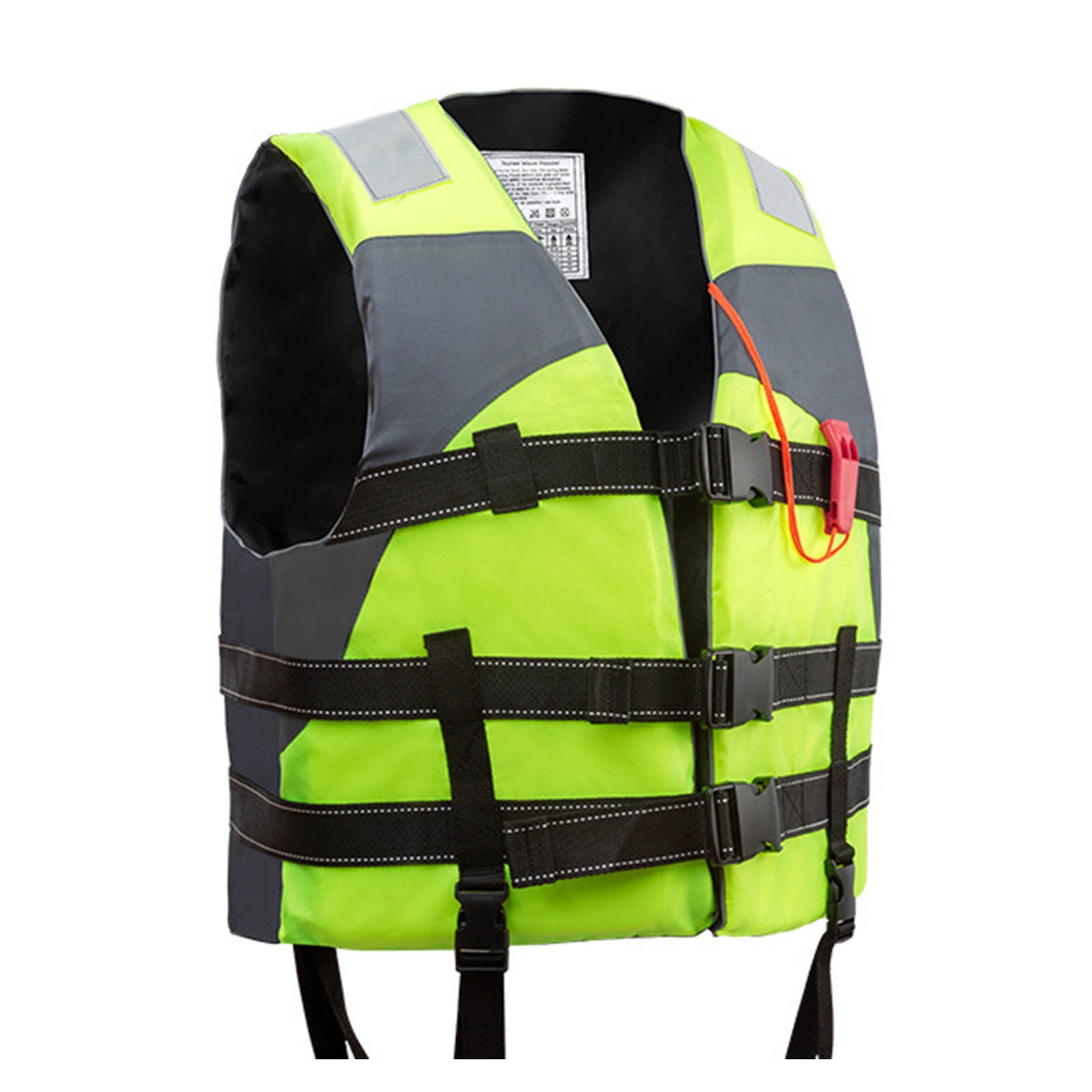 Adult Kayak Vest High Buoyancy Swim Vest Women's Men's Adjustable ...