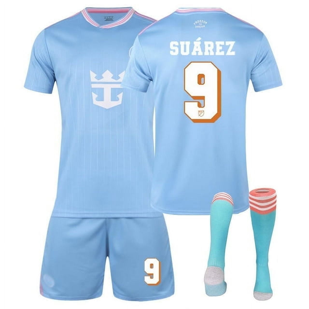 Adult/Kids 2526 NEW Miami 2nd Away SUAREZ No.9 Football Jersey ...