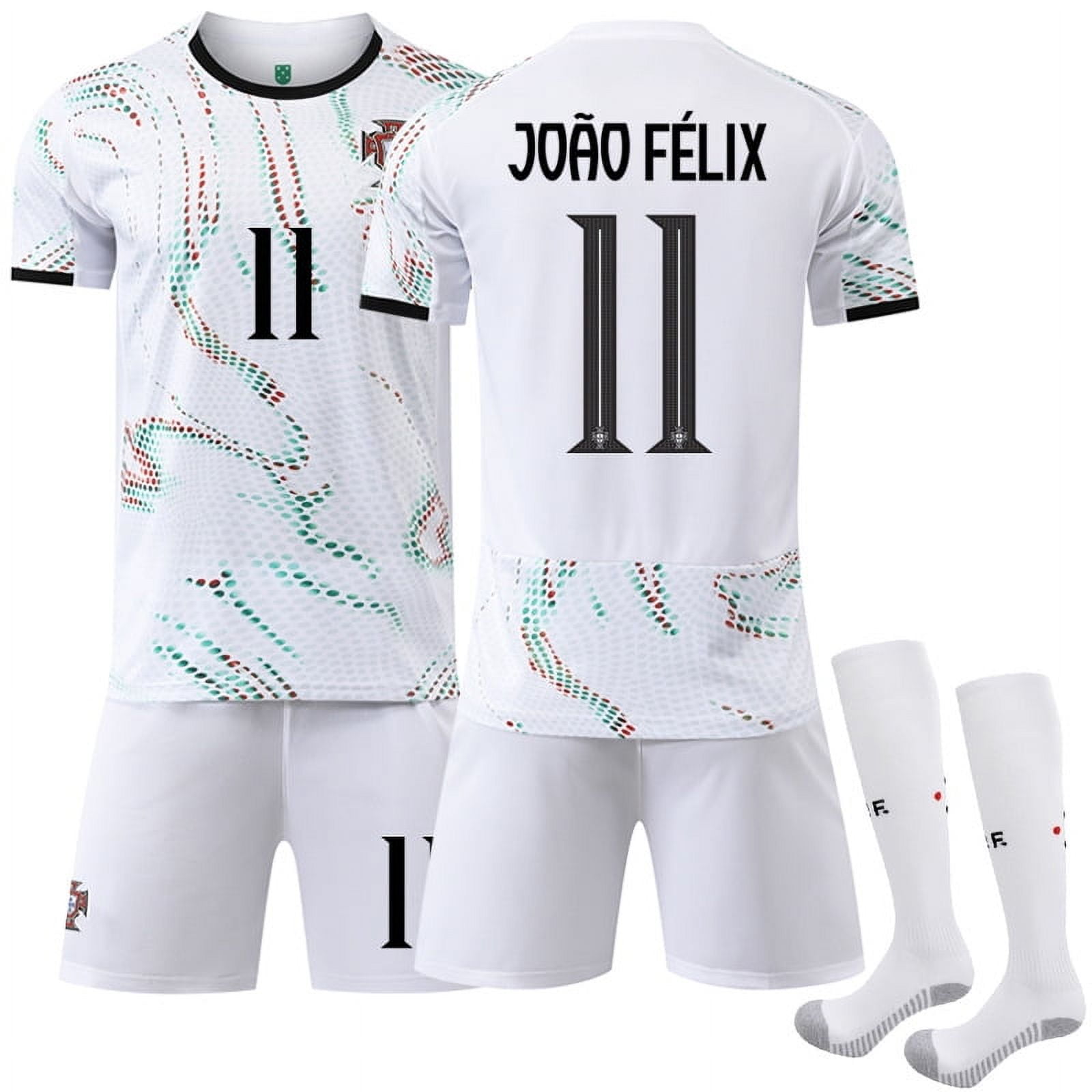 Adult/Kids 2526 NEW Portugal Away No.11 JOAO FELIX Football Jersey ...