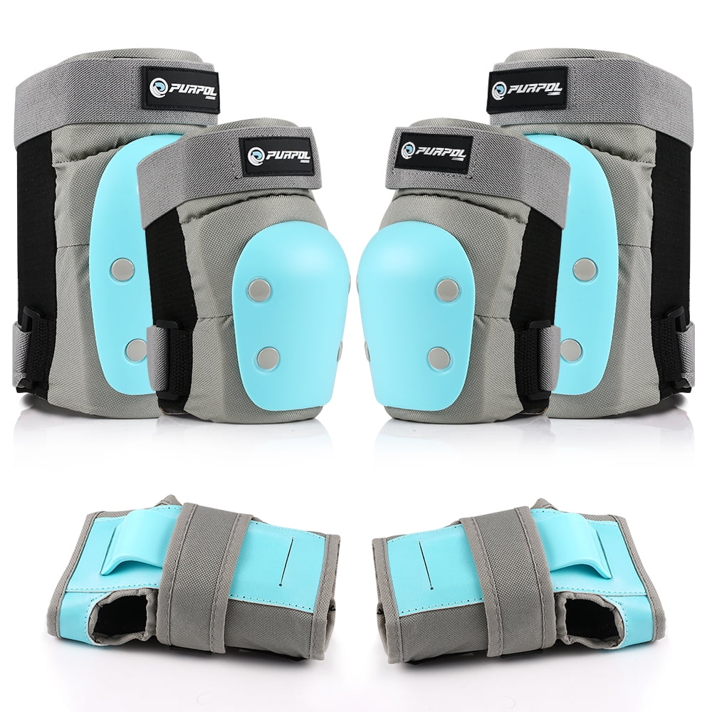 Adult Kids Knee Pads Elbow Pads and Wrist Guards for Inline Skating ...