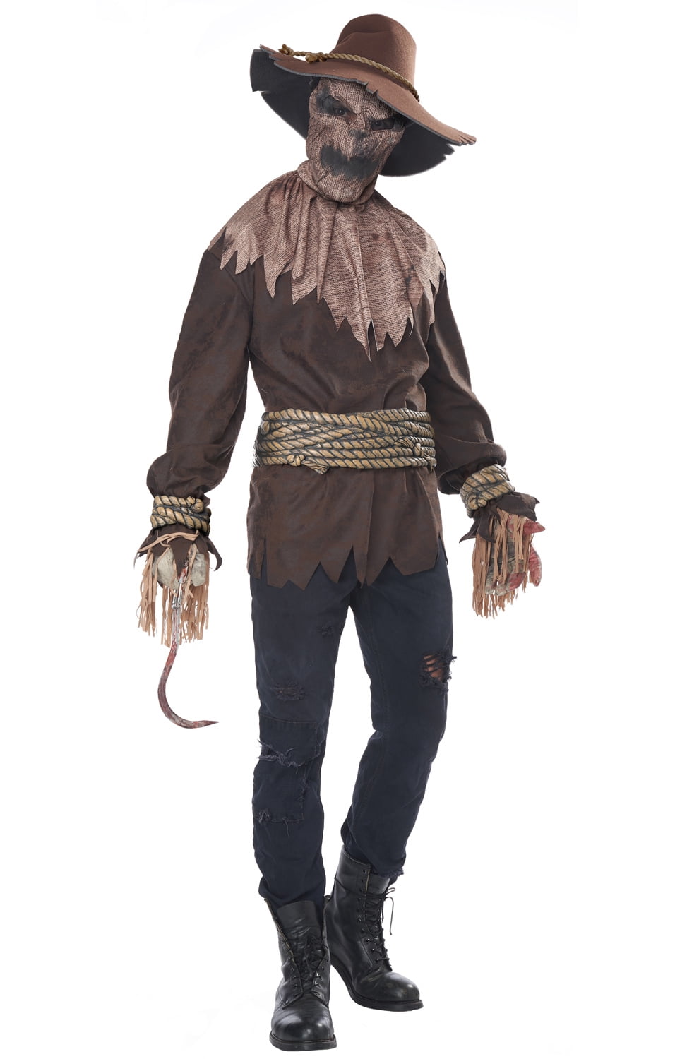 California Costumes Adult Killer Scarecrow Costume, S/M, Halloween ...